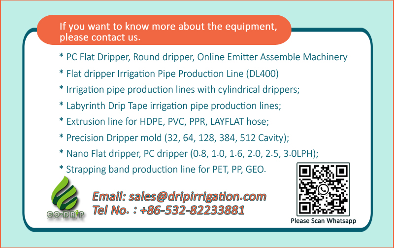 Long Flat Dripper Mold (water flow 8L/H) - QINGDAO CO-DRIP IRRIGATION ...