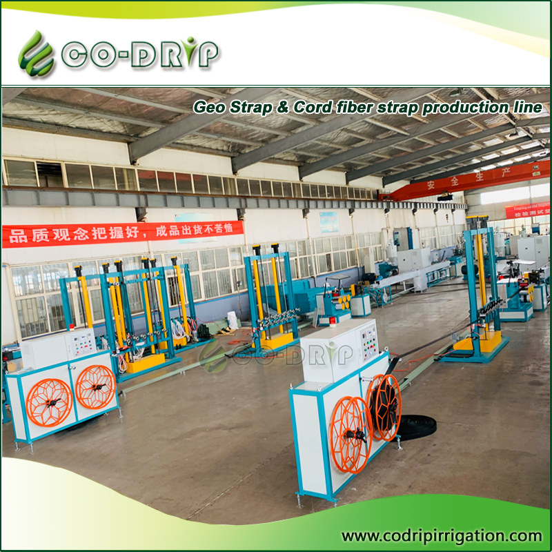 Polyester fiber strapping extrusion line - QINGDAO CO-DRIP IRRIGATION ...