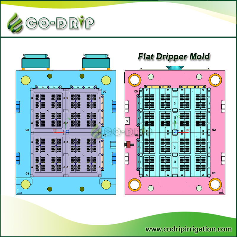 Flat dripper mold made in co drip irrigation machinery co., ltd ...