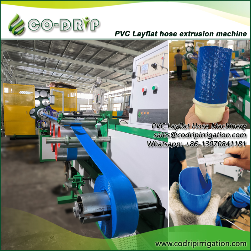 Layflat hose extrusion line - QINGDAO CO-DRIP IRRIGATION MACHINERY CO ...