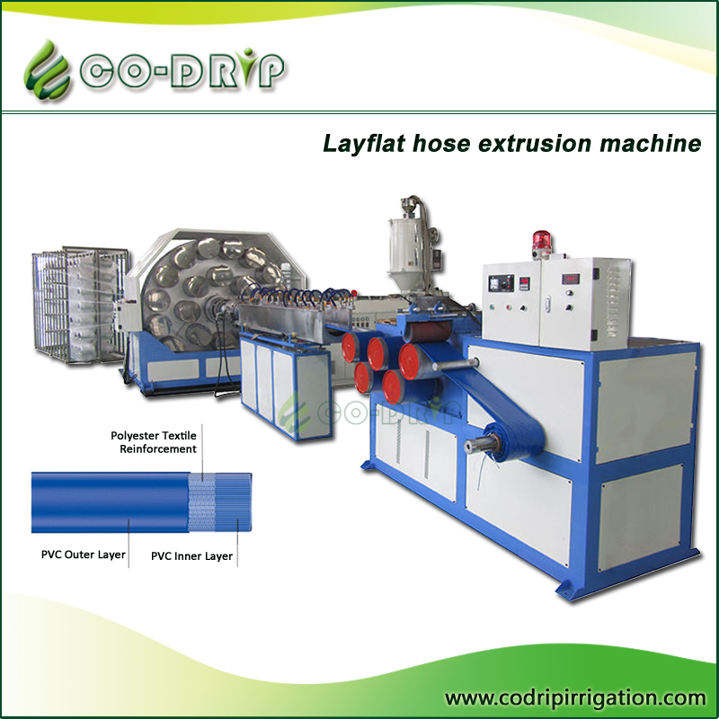 Layflat hose extrusion line - QINGDAO CO-DRIP IRRIGATION MACHINERY CO ...