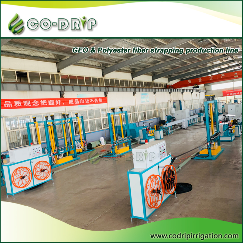 Polyester fiber strapping extrusion line - QINGDAO CO-DRIP IRRIGATION ...