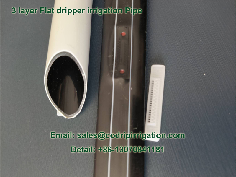 3 Layers Flat dripper irrigation Pipe Machinery Ex - QINGDAO CO-DRIP ...